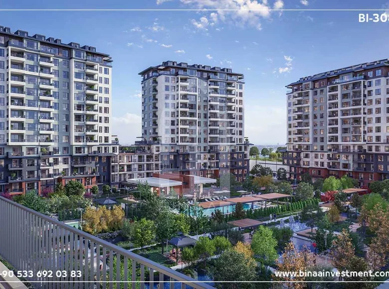 Apartment in New Building Beylikduzu Istanbul Apartment Compound for ...