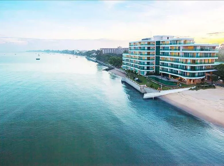 Residential complex Low-rise beachfront residence with a swimming pool ...